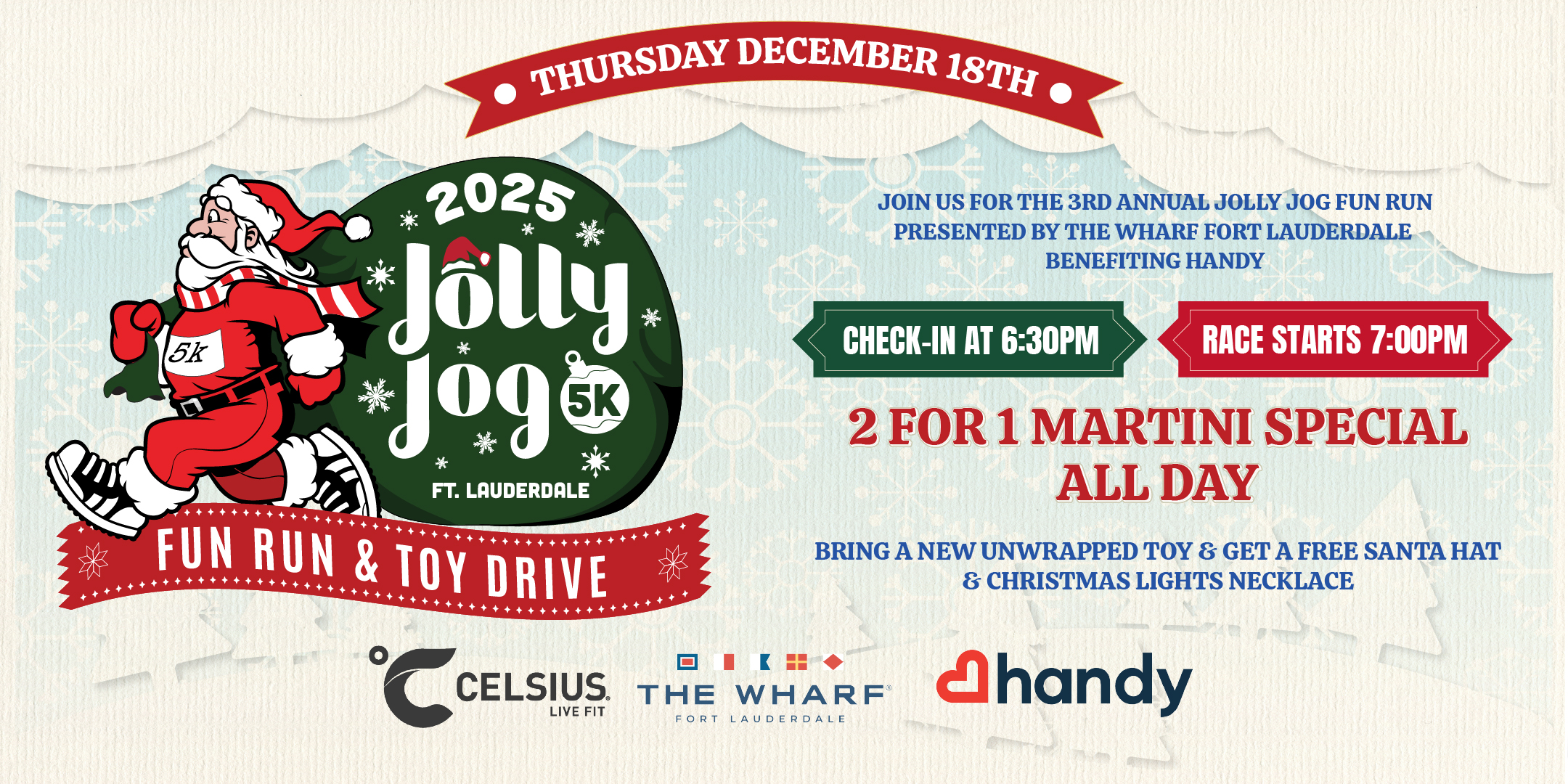 Jolly Jog Fort Lauderdale 5K Tickets & Toy Drive